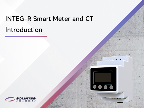 INTEG-R Smart Meter and CT Introduction - Solinteg